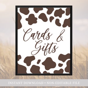 Cards and Gifts Brown Cow Print Party Supplies, Farm Theme Birthday ...