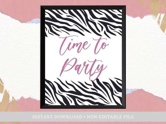 Zebra Stripe Party