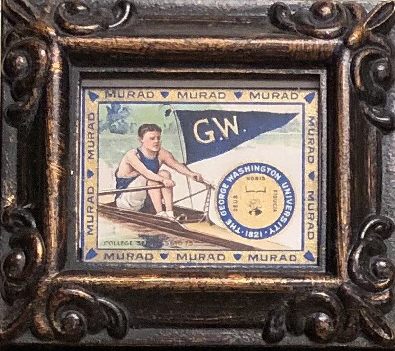 George Washington Colonials rowing Framed Vintage - Etsy