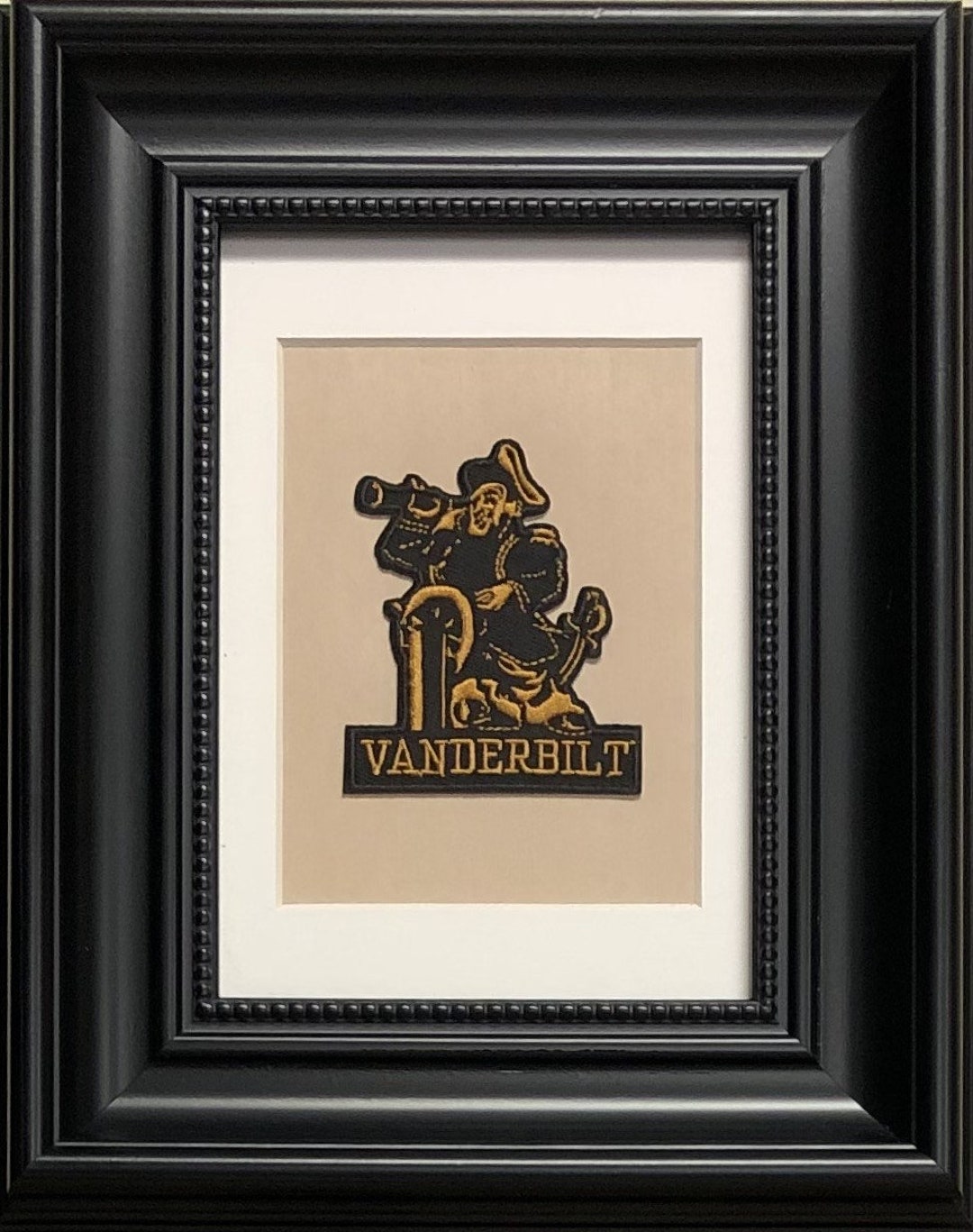 Vanderbilt Commodores Framed Vintage Embroidered Patch - Etsy