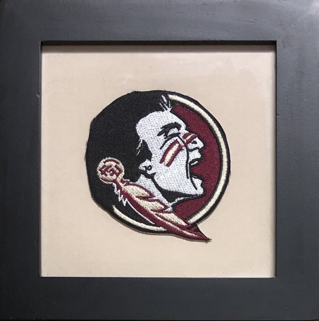 Florida State Seminoles Framed Vintage Embroidered Patch - Etsy