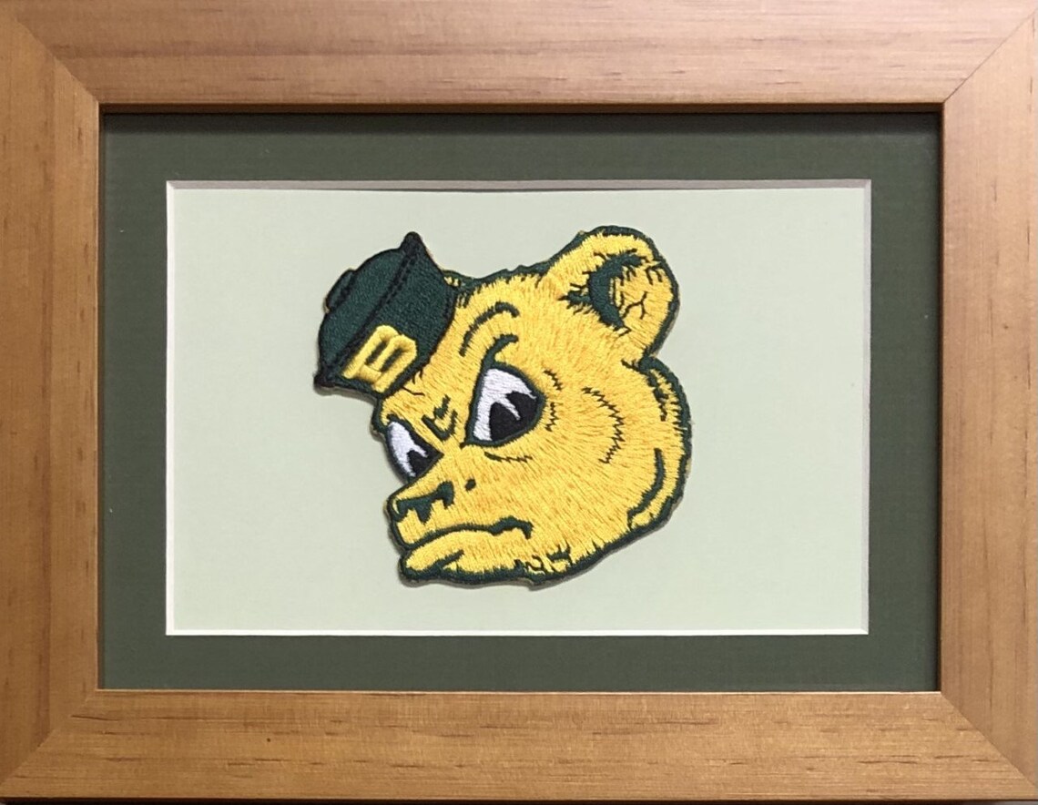 Baylor Bears Framed Vintage Embroidered Patch | Etsy