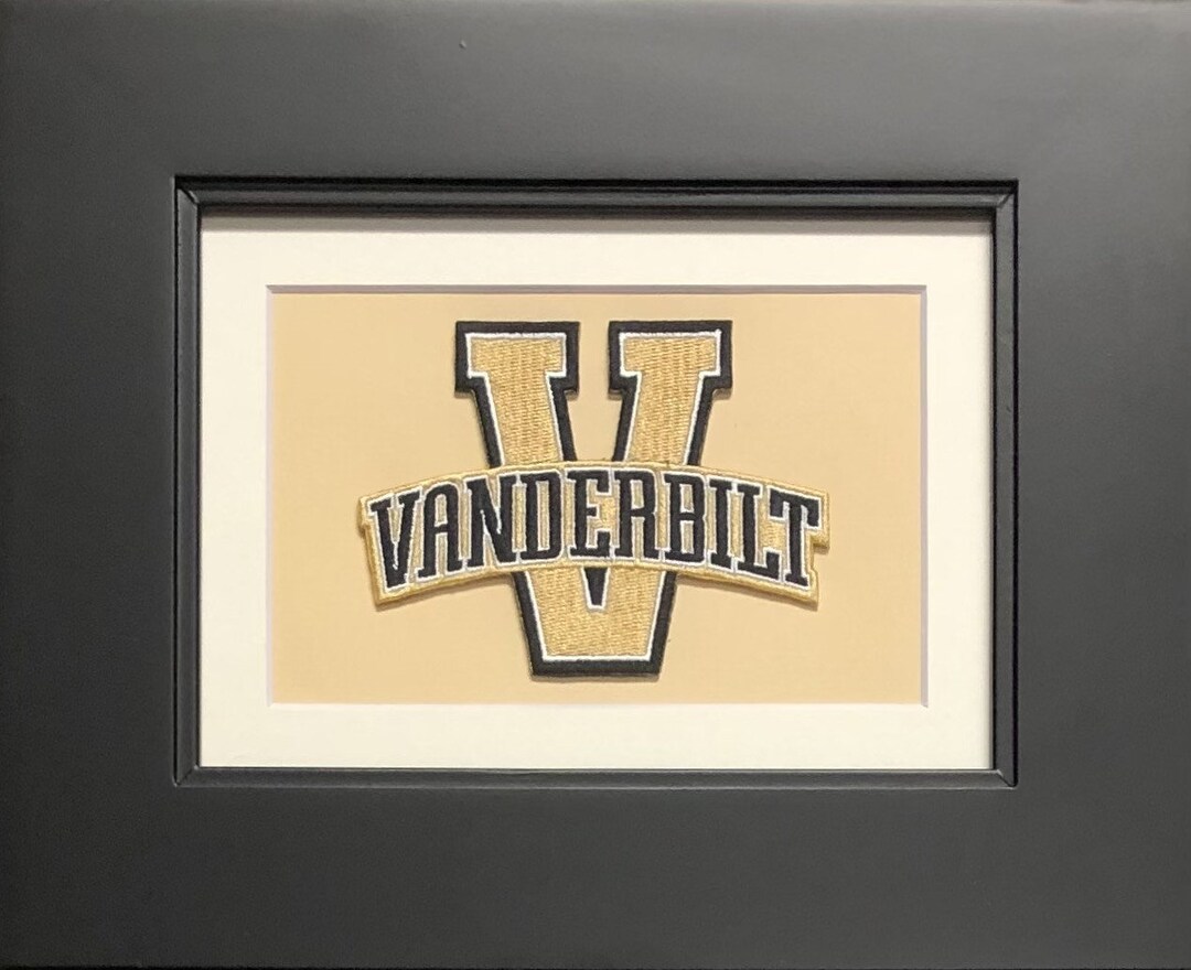 Vanderbilt Commodores Framed Vintage Embroidered Patch - Etsy