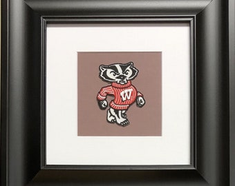 Bucky Badger Patch - Etsy