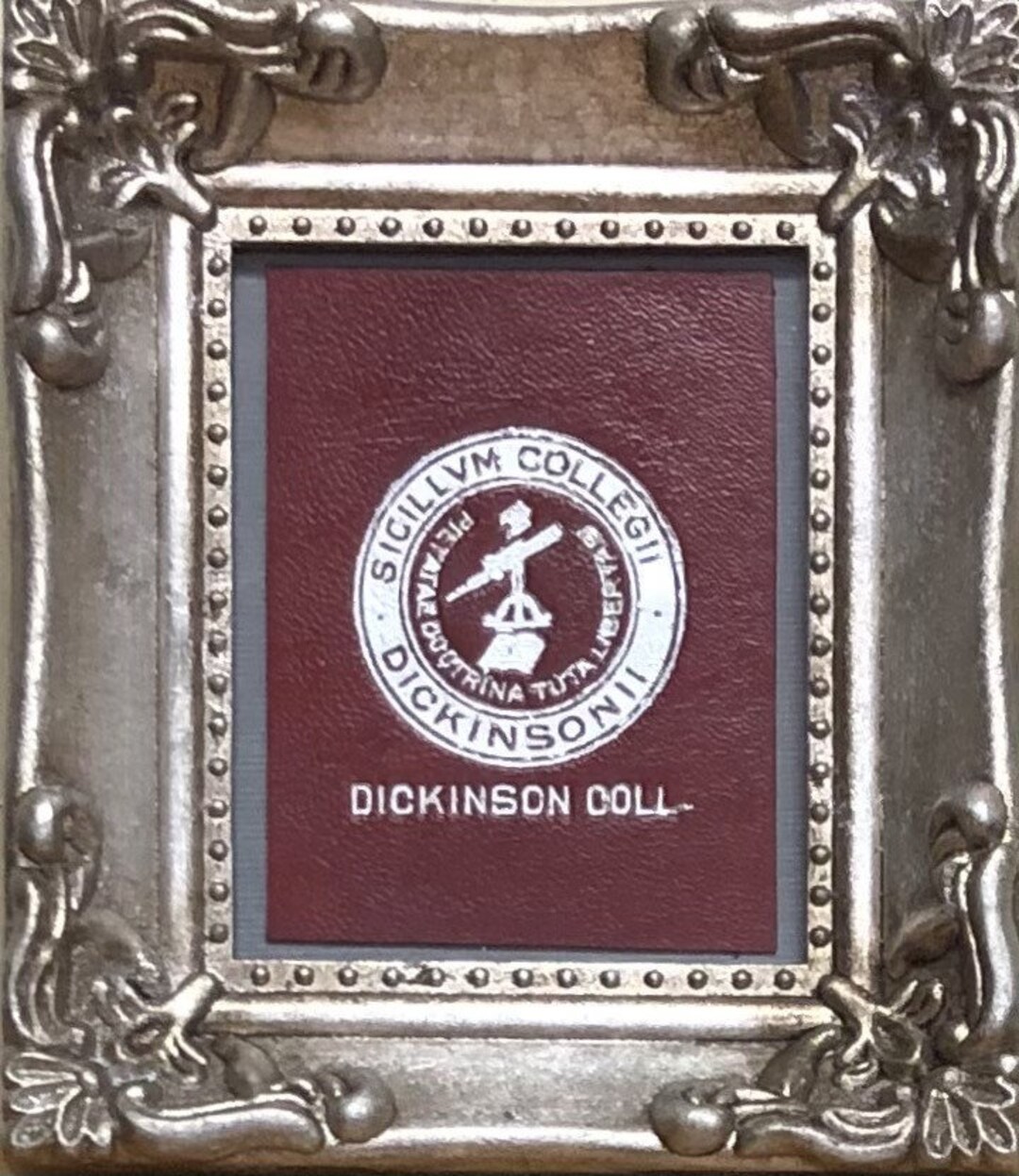 Dickinson Red Devils Framed Vintage Tobacco Leather - Etsy