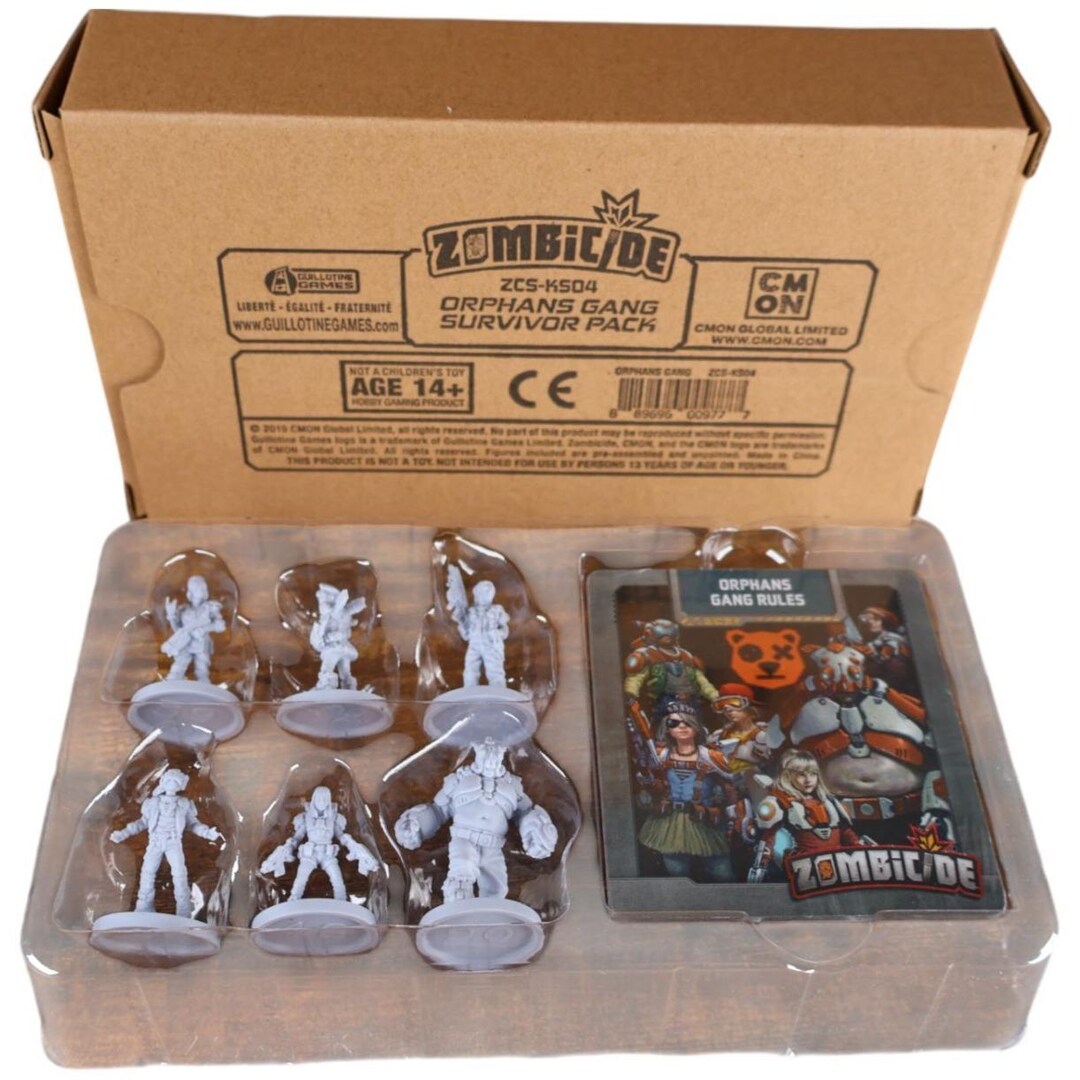 Zombicide Orphans Gang Survivor Pack CMON ZCS-KS04 Invader Expansion ...
