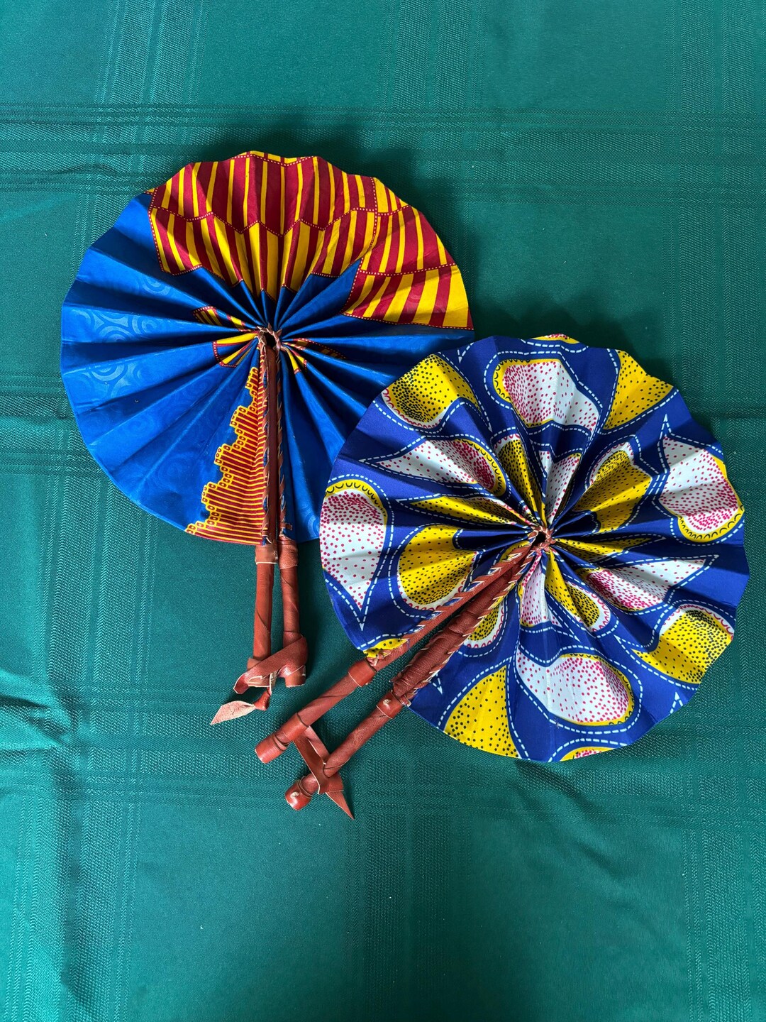 African Print Hand Fan - Etsy