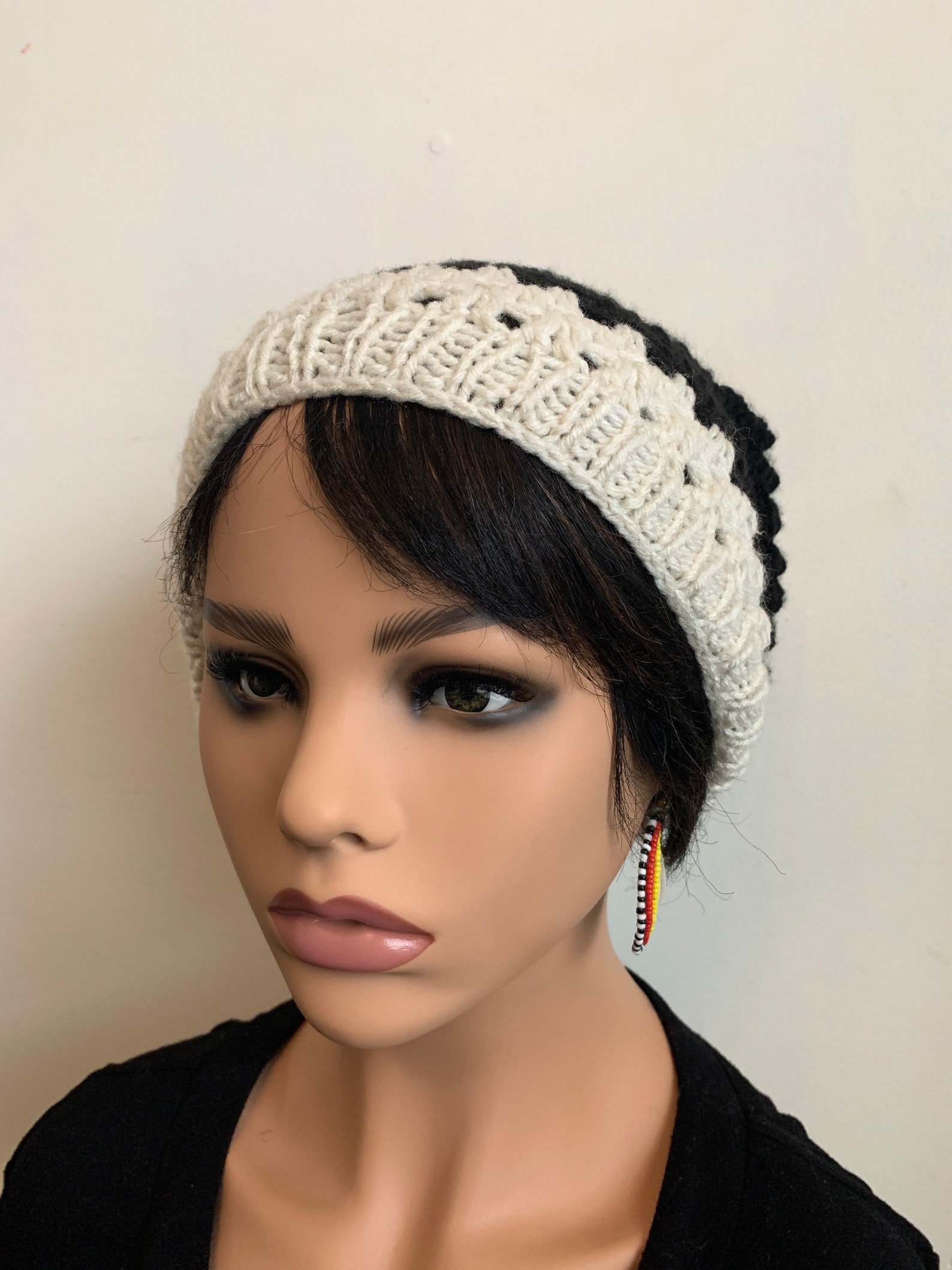 Pan African Beanie/ Crochet/ Beanie/hats/ Slouchy/ Pan-african Flag ...