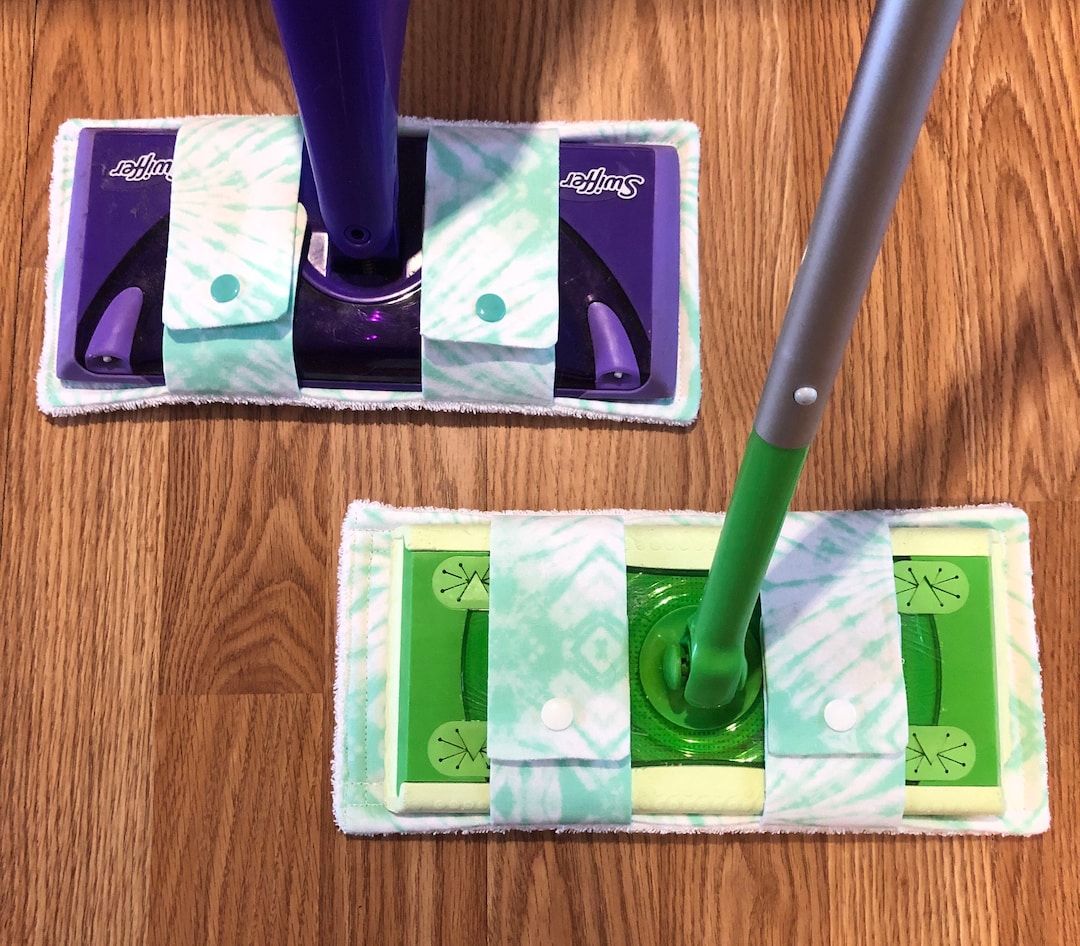 Mint Green Tie Dye Reusable Mop Pads: Swiffer Compatible - Etsy