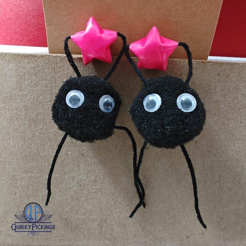 Soot Sprite Googly Eyes Silly Handmade Earrings - Etsy