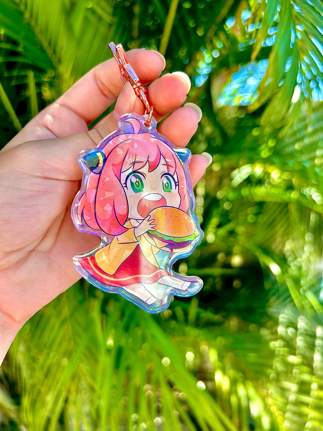 Anya Holographic Acrylic Charm | Anya Keychain | Telepath Girl ...