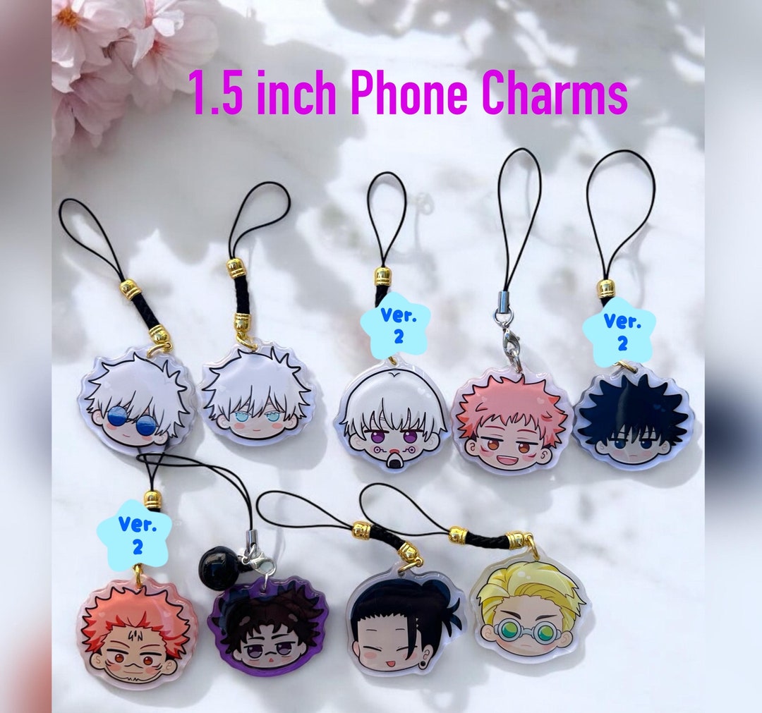 Cute Sorcerers 1 Inch/ 1.5 Inch Phone Charm Keychain - Etsy