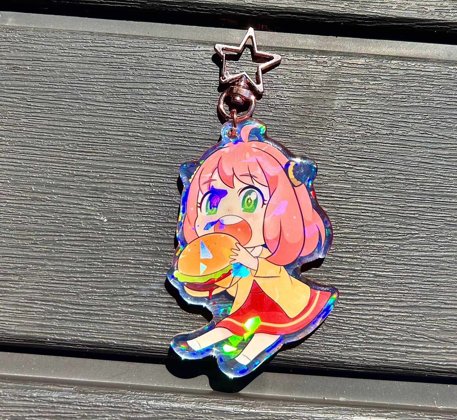 Anya Holographic Acrylic Charm | Anya Keychain | Telepath Girl ...
