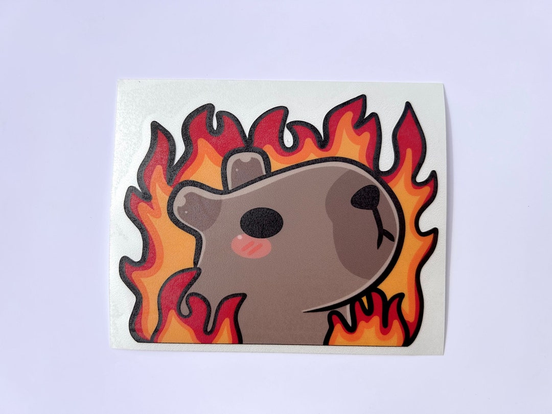Cute Capybara Stickers, Vinyl Decals, Waterproof Stickers, Waterproof ...