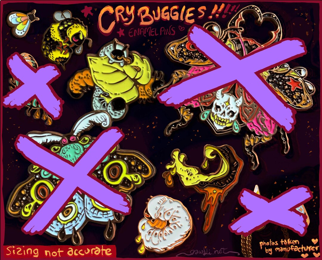 Cry Buggies [enamel Pins] **RETIRING LOW STOCK - Etsy