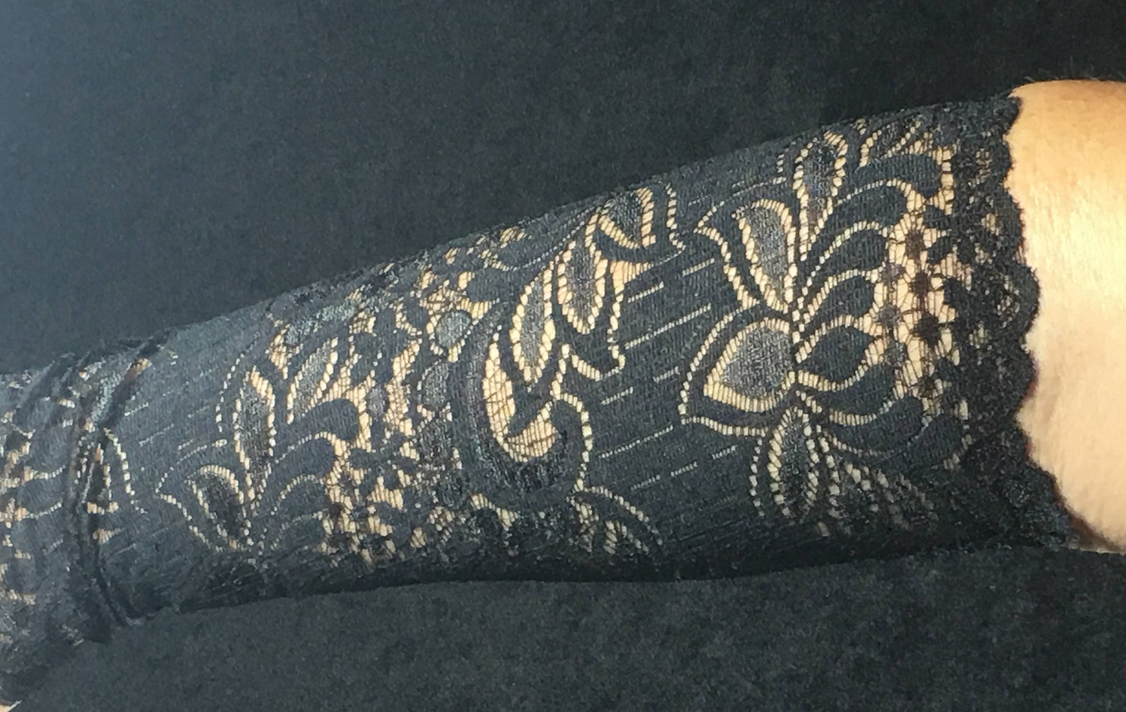 Black Tattoo Cover Black Lace Cuff Wrist Cuff Black Tattoo - Etsy