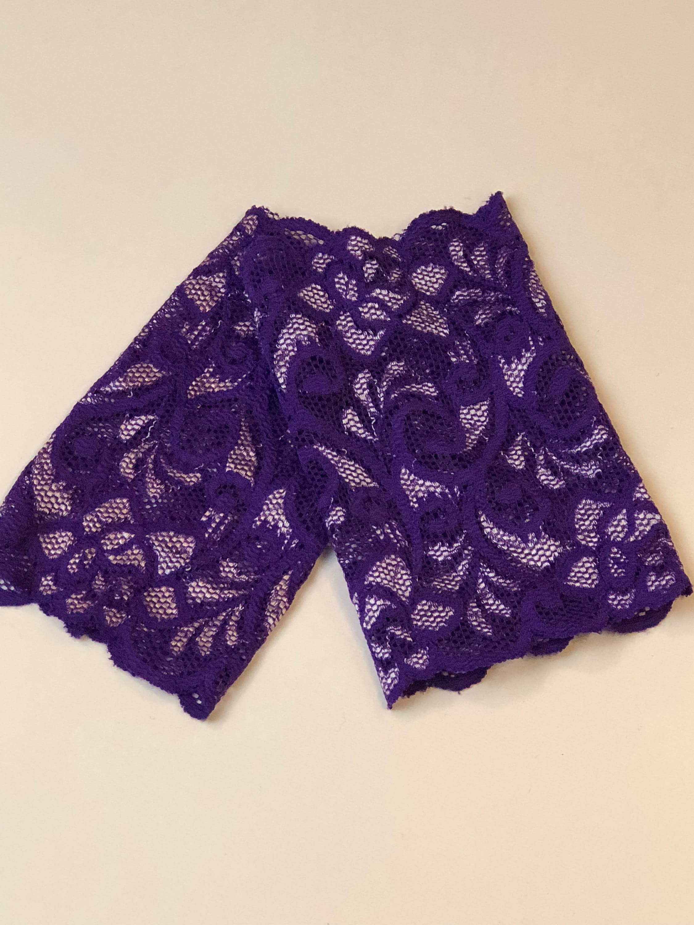Purple Lace Wrist Cuff Purple Lace Cuff Wrist Cuffs Tattoo - Etsy