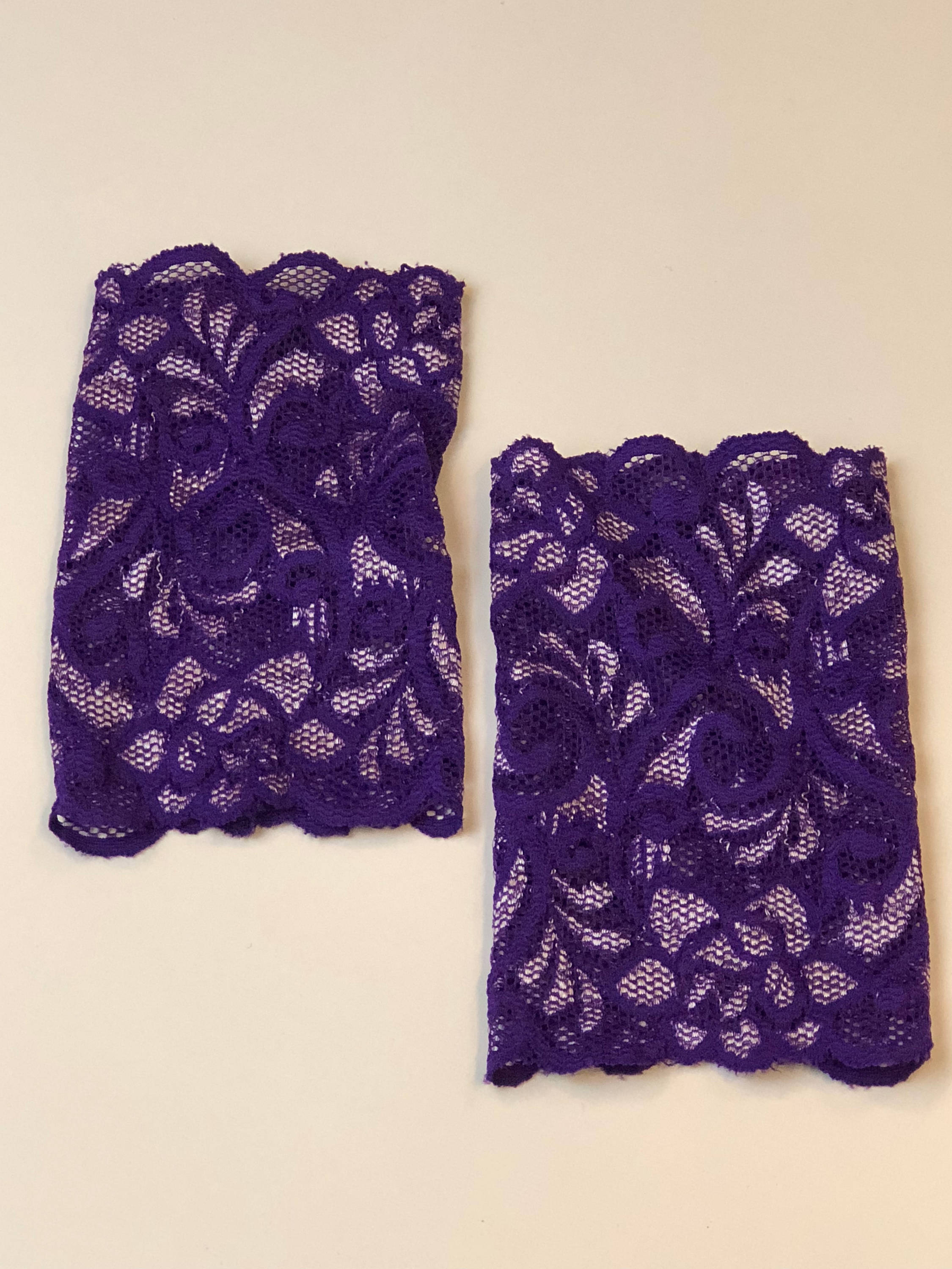 Purple Lace Wrist Cuff Purple Lace Cuff Wrist Cuffs Tattoo - Etsy