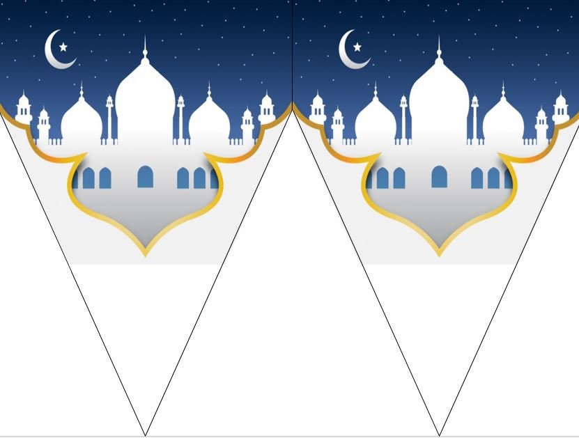 Umrah Mubarakah Banner Masjid, DIY Decoration. Islam Eid Decor ...