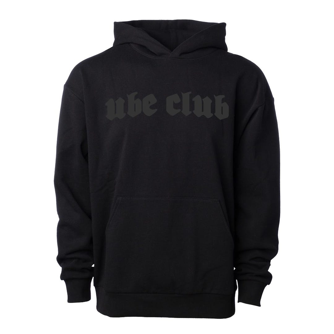 Blackout Ube Club Hoodie Ube Club Filipino Apparel - Etsy