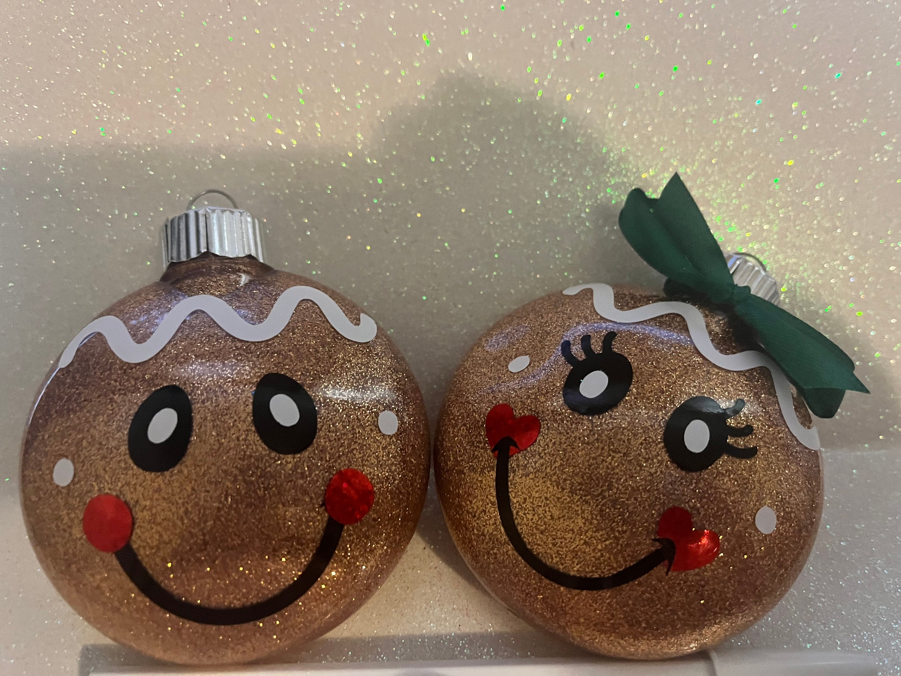 Gingerbread Children Ornament Pair - Etsy
