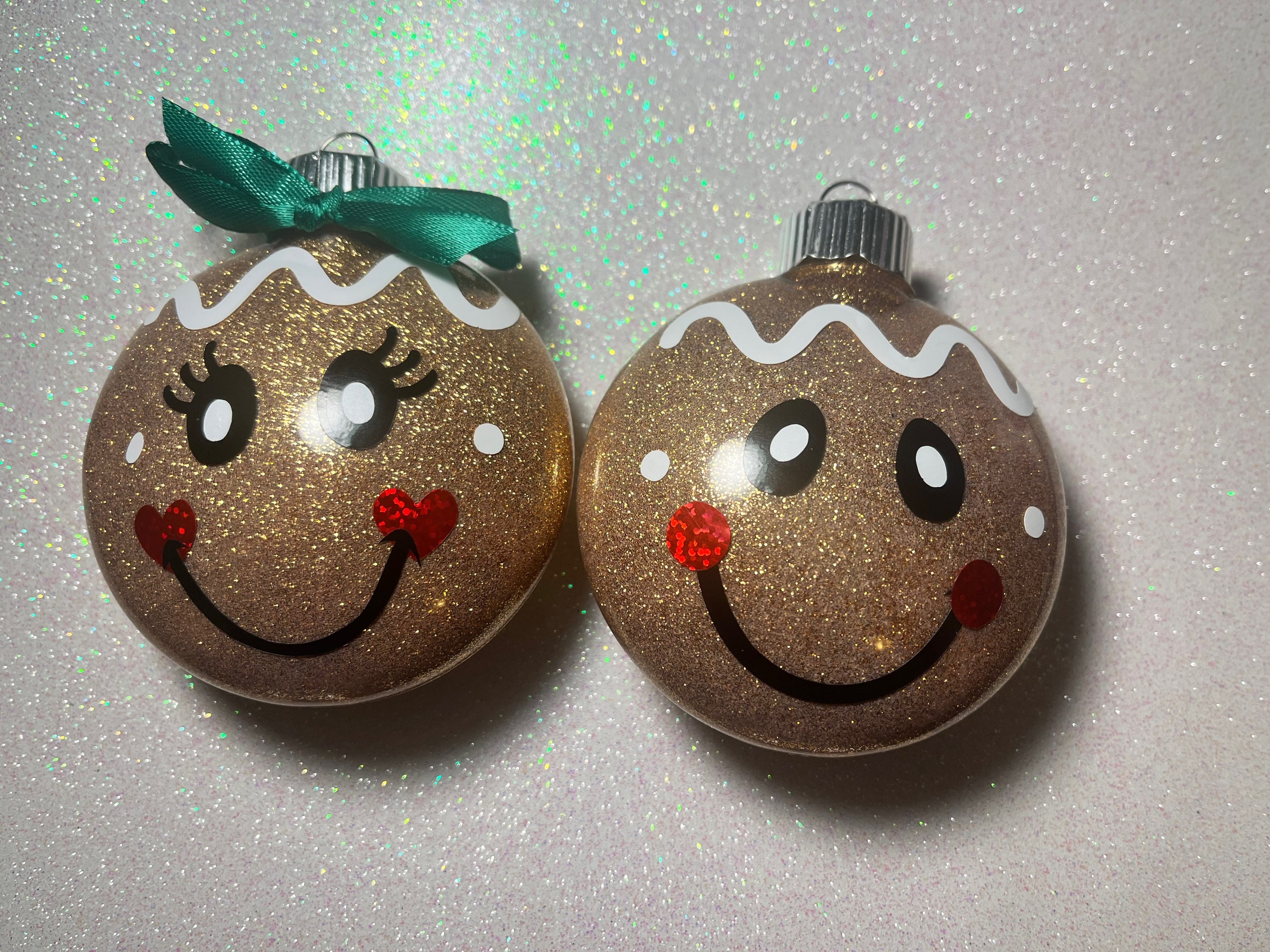 Gingerbread Children Ornament Pair - Etsy