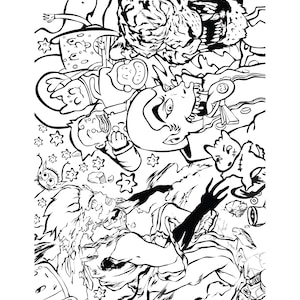 El Libro Para Colorear Del Apocalípsis - Post Apocalyptic Colouring ...