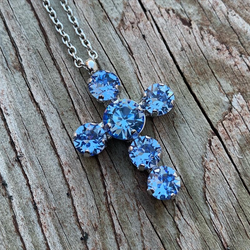 Swarovski Cross - Etsy