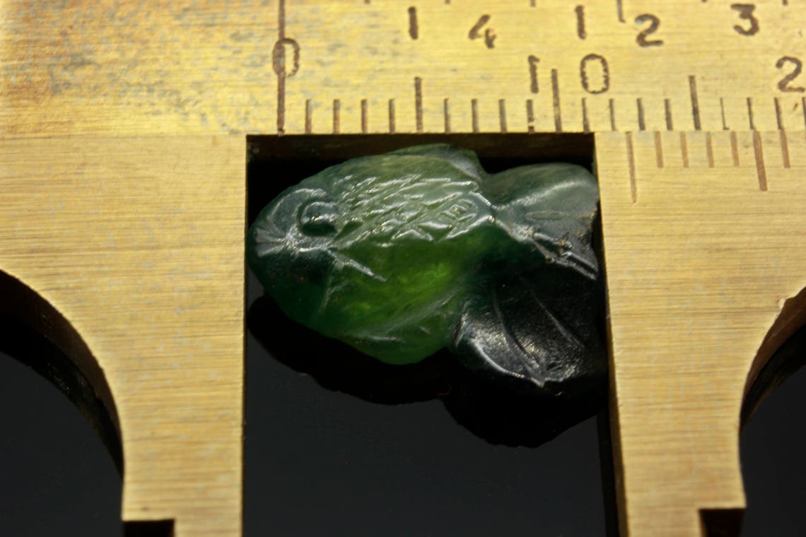 Carved Blue Green Sapphire Fish 4.2ct - Etsy