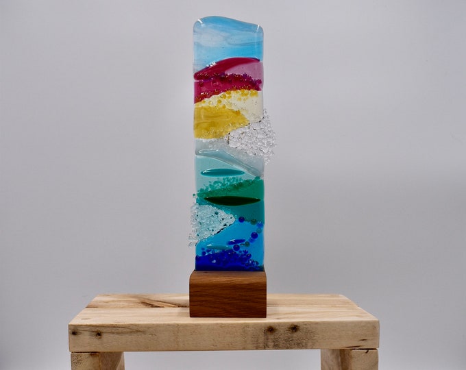 Fused Glass Seascape Panel - Etsy