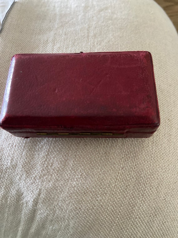 Antique Jewellery Red Brooch Box Vintage Jewelry Pin … - Gem