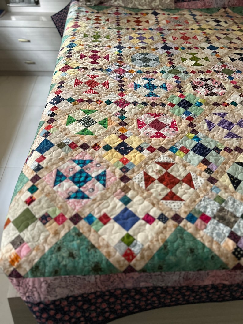 Gateway Scrappy Quilt Pattern, Digital Downloadable Quilt Pattern ...