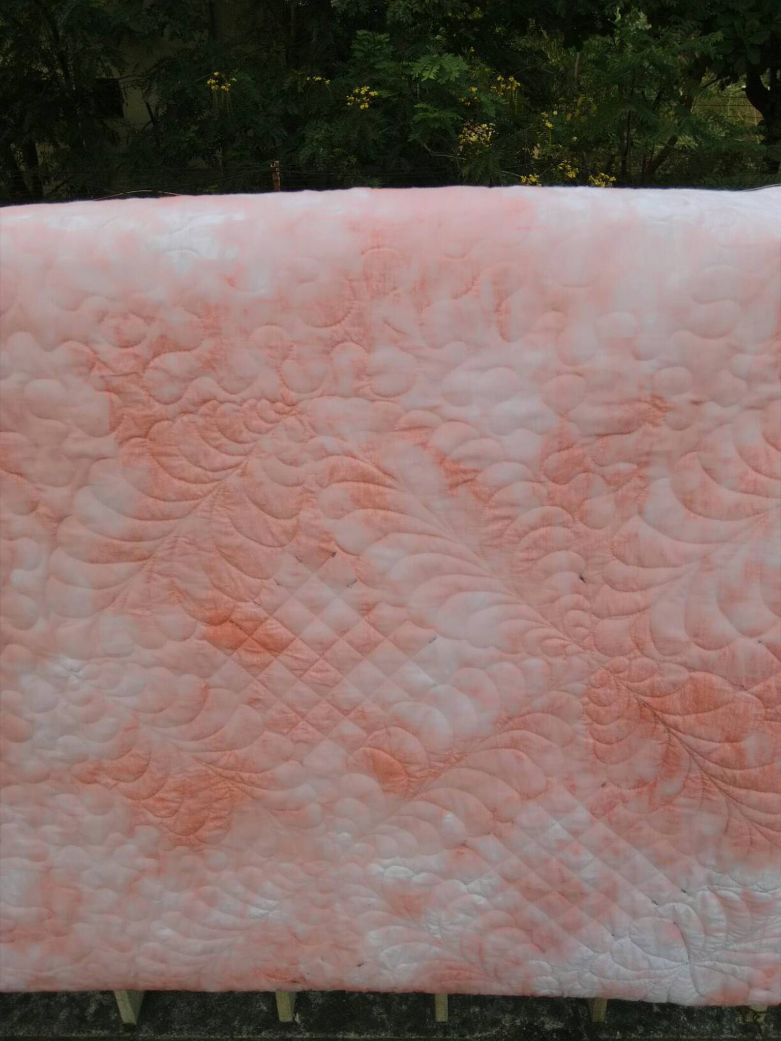 Double Wedding Ring Quilt. Wedding Gift. Homemade Quilt. Heirloom Quilt ...