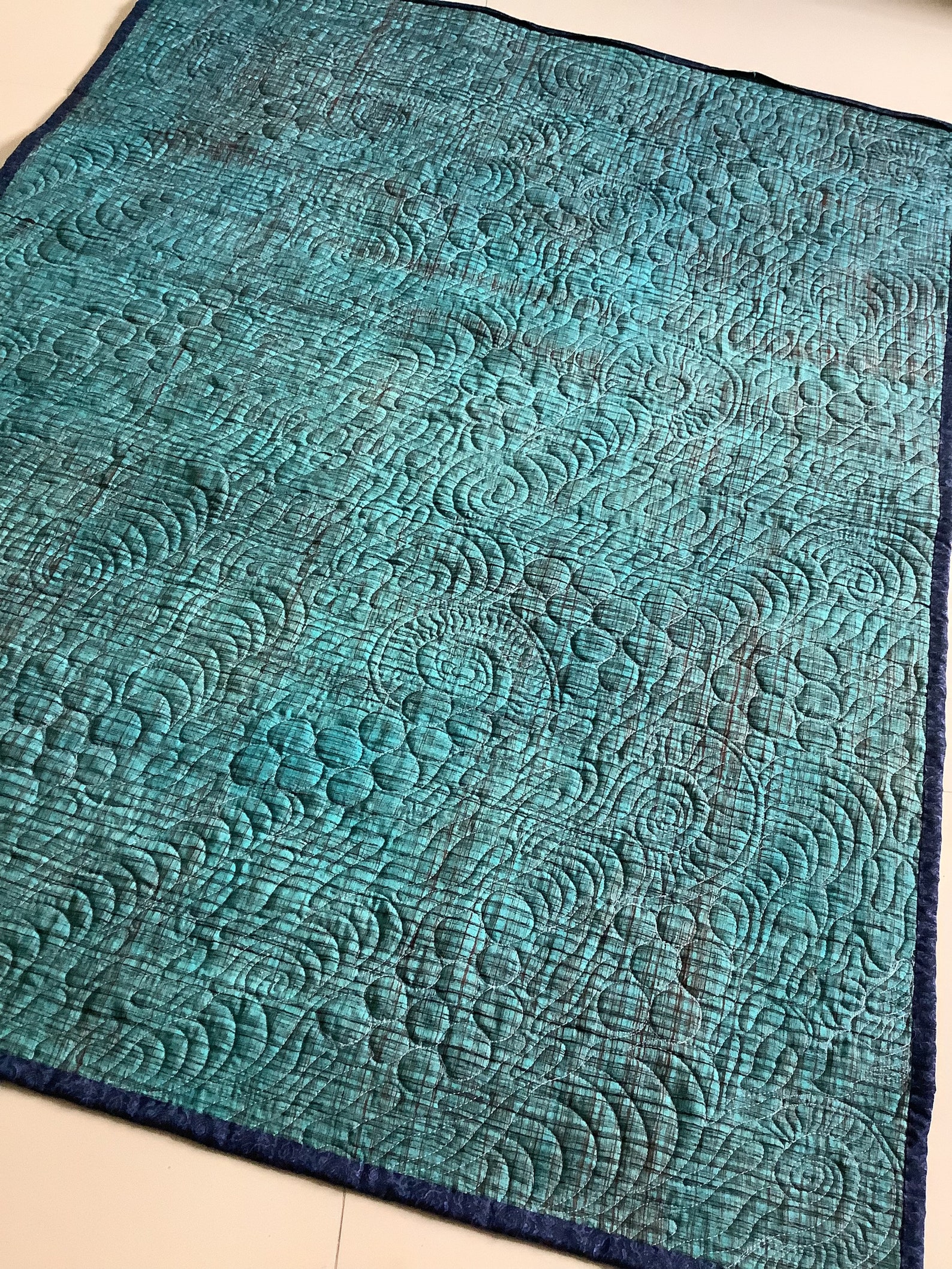 Ocean Waves Art Wall Art Quilt Fiber Art New York Beauty - Etsy