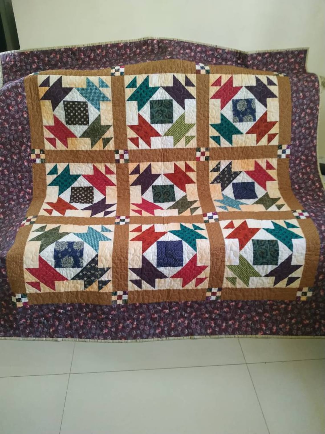 Civil War Reproduction Quilt Antique Style Quilt Country | Etsy