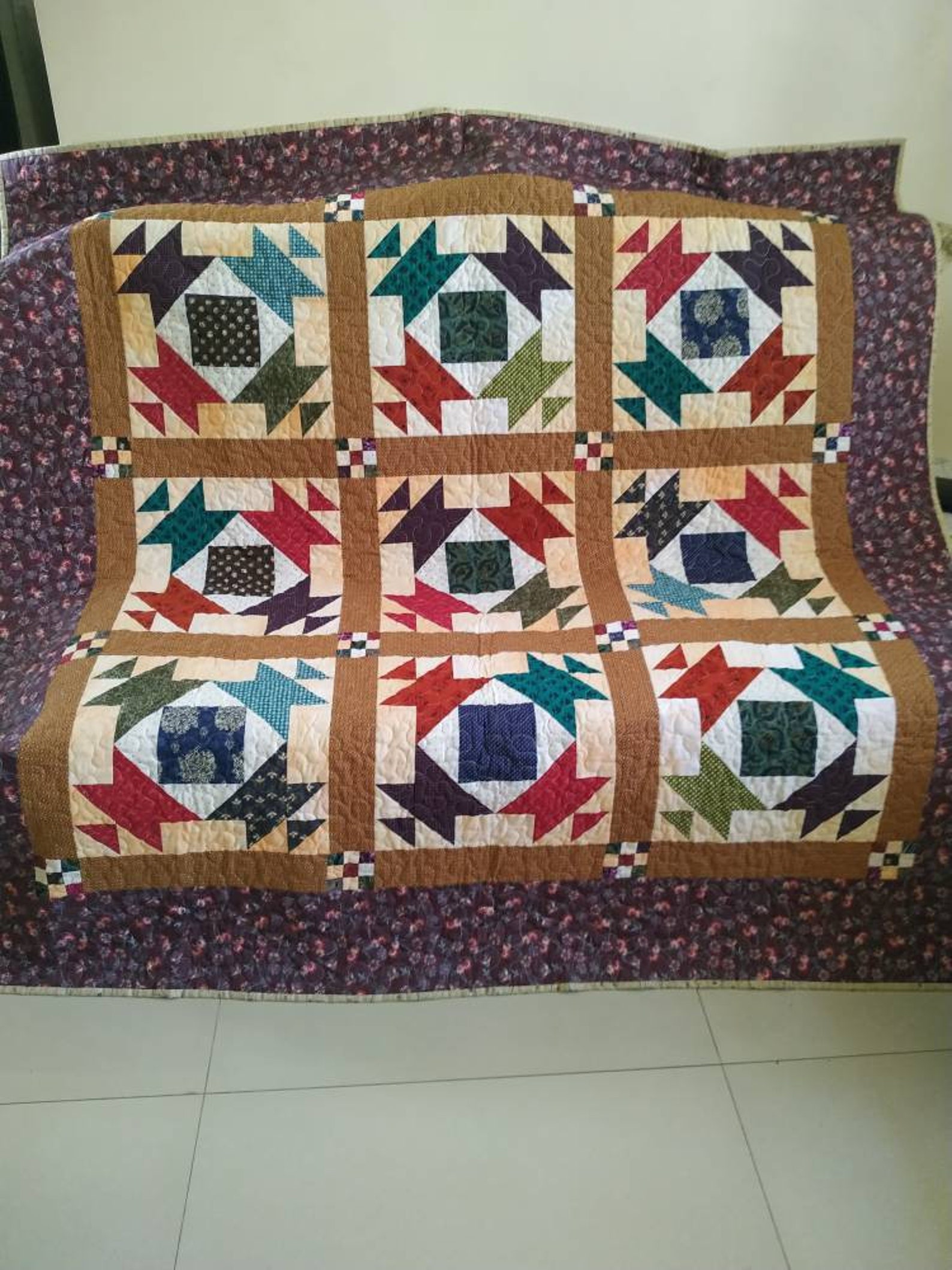 Civil War Reproduction Quilt Antique Style Quilt Country | Etsy