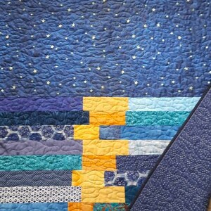 Stary Night Quilt Van Gogh Inspired Art Star Quilt Quilted - Etsy