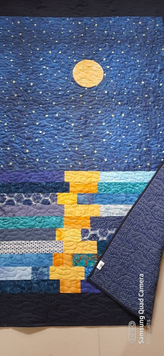 Stary Night Quilt Van Gogh Inspired Art Star Quilt Quilted - Etsy Canada