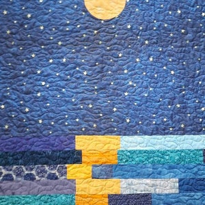Stary Night Quilt Van Gogh Inspired Art Star Quilt Quilted - Etsy
