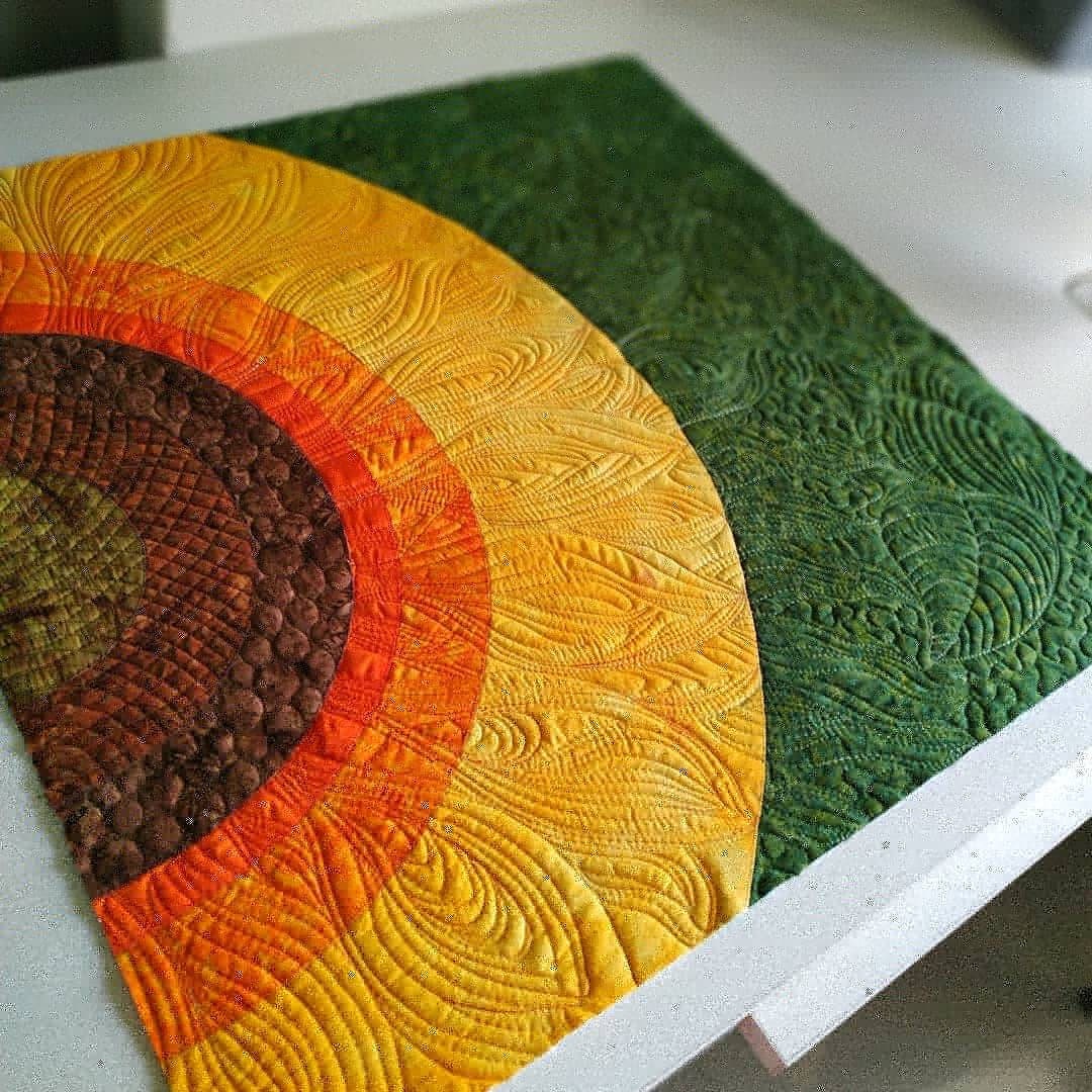 Sunflower Art Quilt. Wall Hanging. Wall Art Quilt. - Etsy