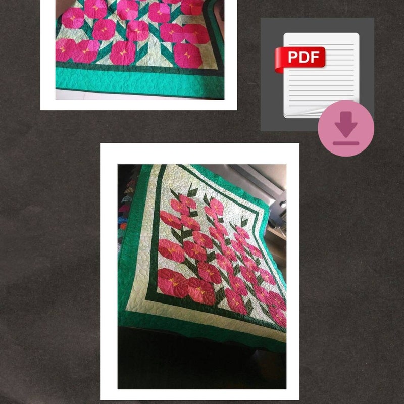 Poppy Quilt Pattern - Etsy