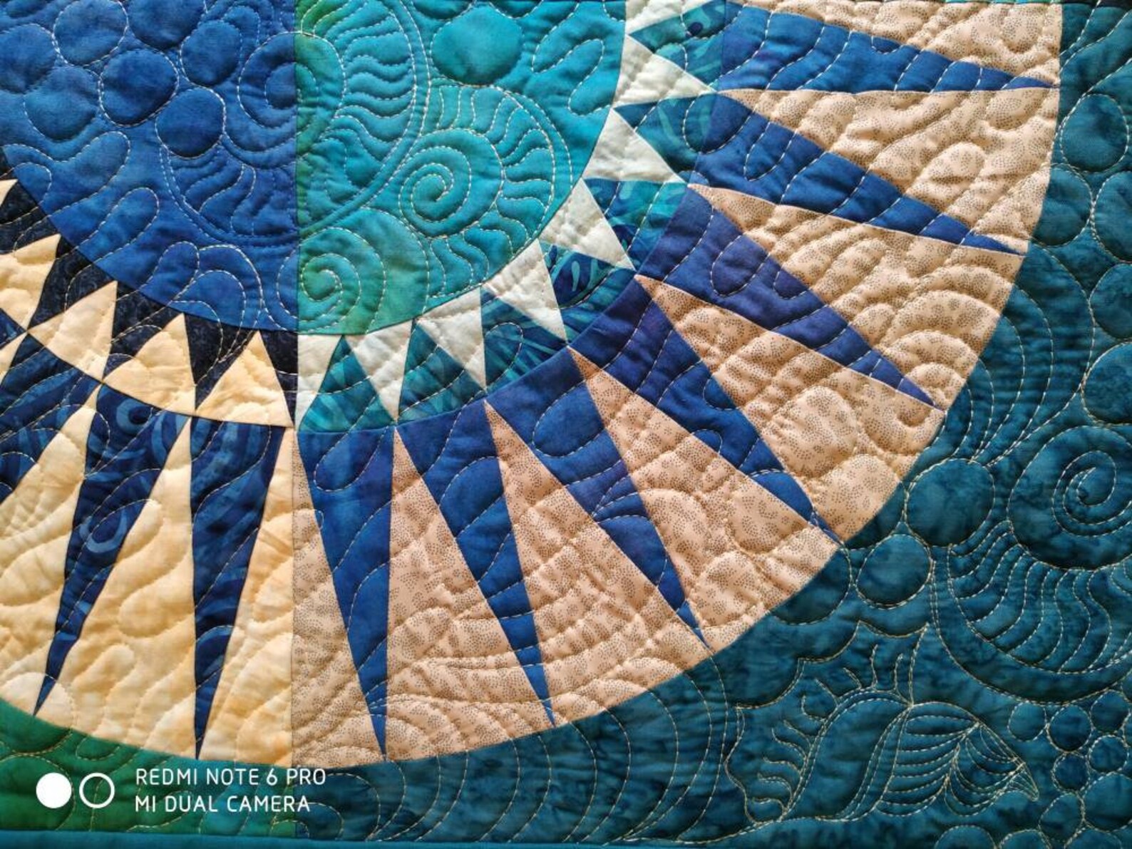 Ocean Waves Art Wall Art Quilt Fiber Art New York Beauty - Etsy