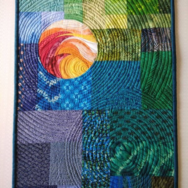 Abstract Textile Art - Etsy