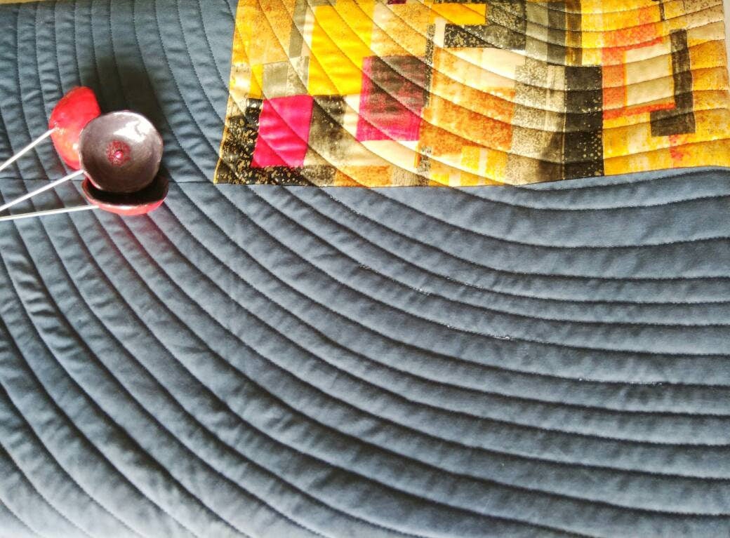 Modern Throw Quilt Gray Quilt Gold Quilt Couch Throw - Etsy