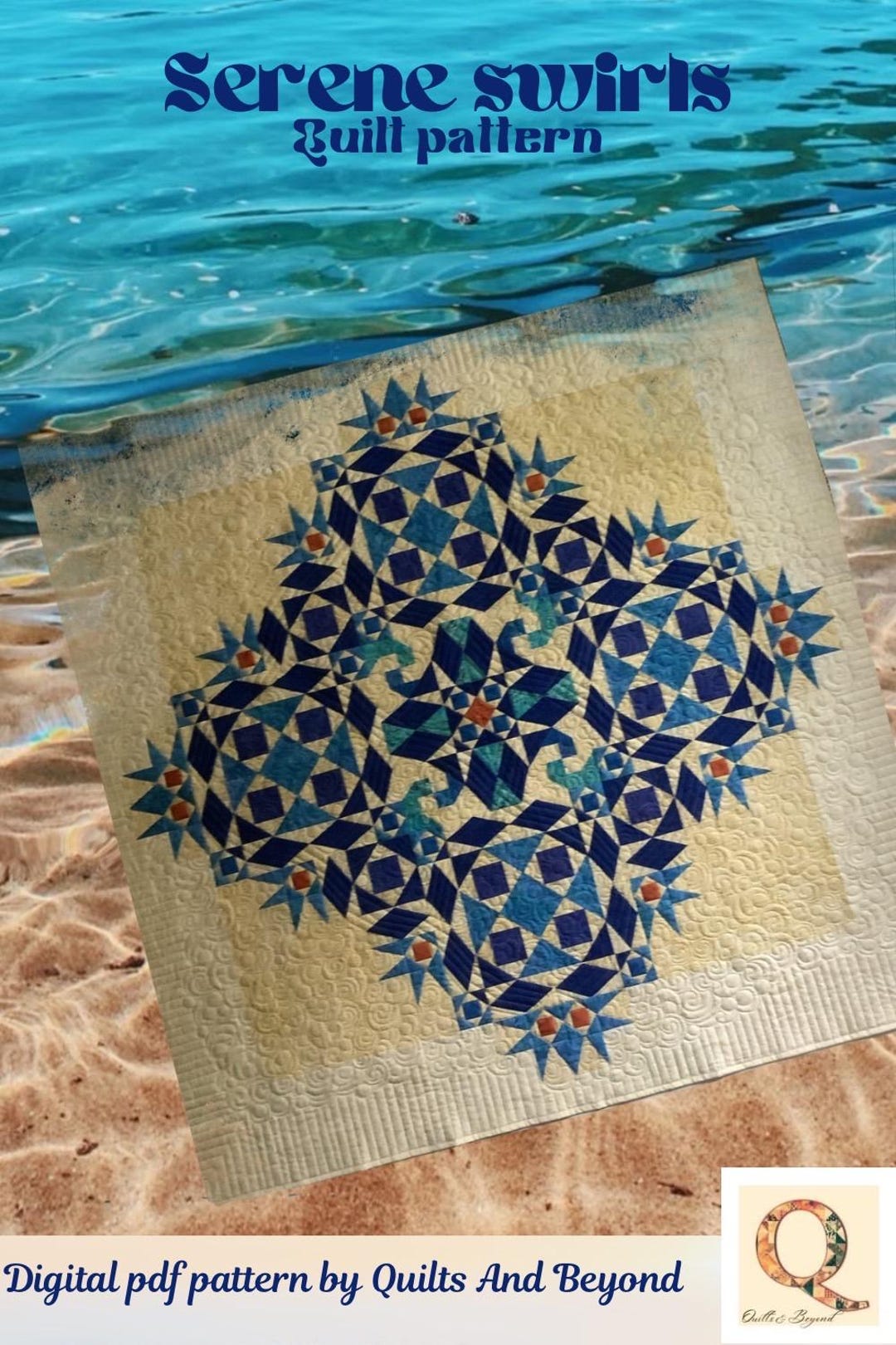 Serene Swirls- a Storm at Sea Quilt Pattern Digital Download - Etsy