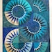 Ocean Waves Art, Wall Art Quilt, Fiber Art, New York Beauty Quilt ...