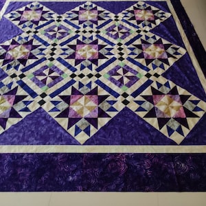 Windy Lake Quilt Pattern, Queen Size Quilt Pattern, Quilting Supply ...