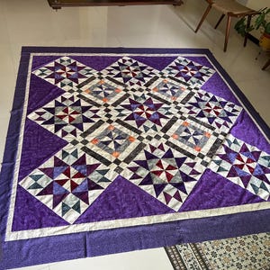 Purple King Size Quilt