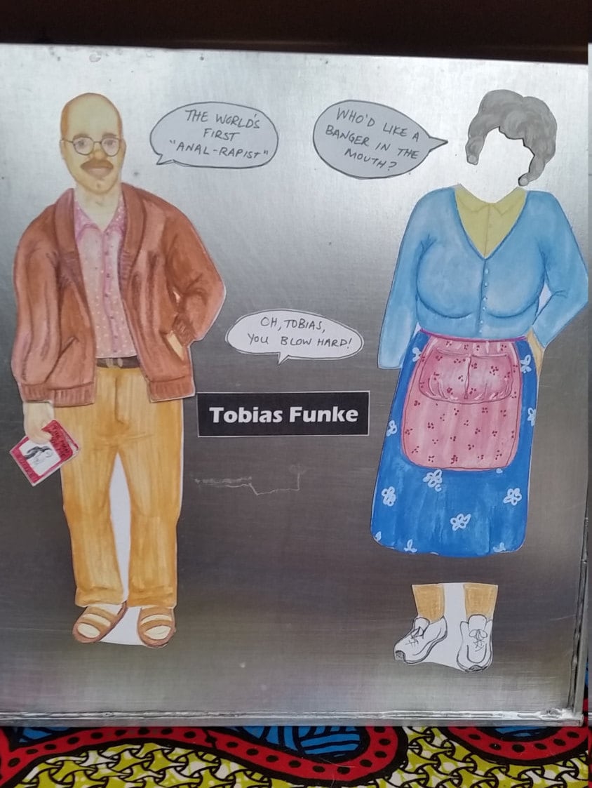 Tobias Funke "paper Doll" Magnet - Etsy