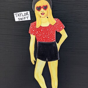 Taylor Swift "paper Doll" Magnet - Etsy